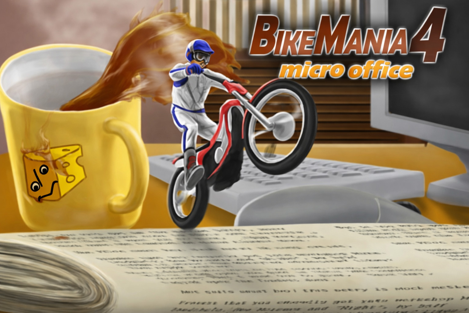 Bike Mania 4: Micro Office 🕹️ Spela gratis på Play123