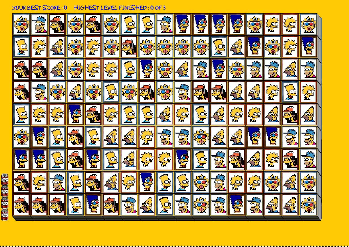 Tiles of the Simpsons 🕹️ Spela gratis på Play123